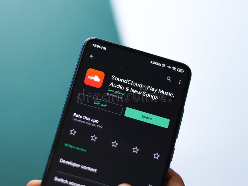 Assam, India - August 22, 2020 : Soundcloud Logo on Phone Screen Stock ...