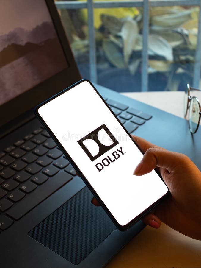 Assam, India - December 20, 2020 : Dolby Logo on Phone Screen Stock ...