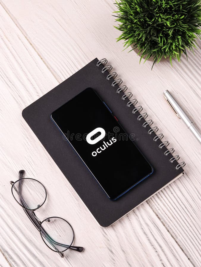 Assam, India - December 20, 2020 : Oculus Logo on Phone Screen Stock ...
