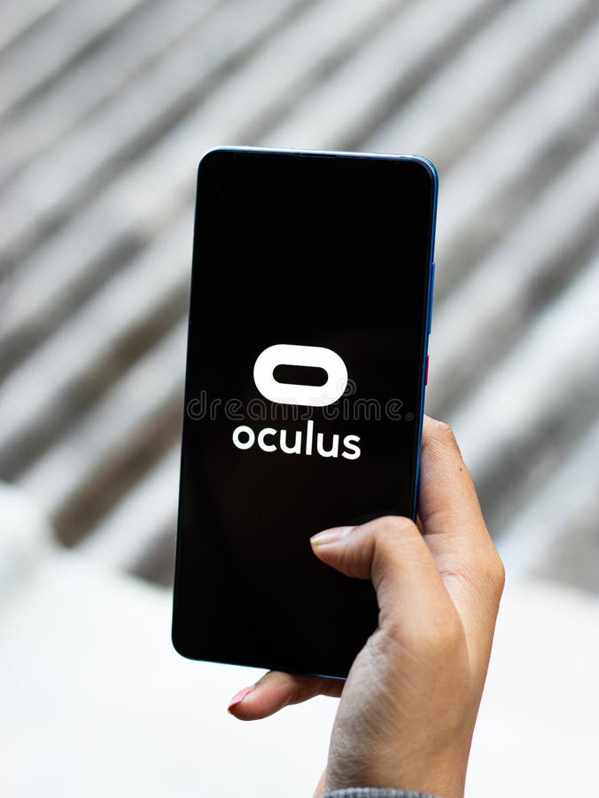 Assam, India - December 20, 2020 : Oculus Logo on Phone Screen Stock ...