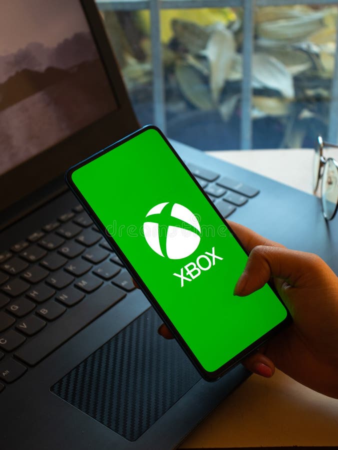 Assam, India - December 20, 2020 : Xbox Logo on Phone Screen Stock ...