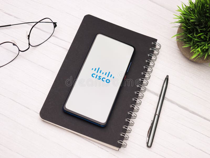 Assam, India - January 15, 2020 : Cisco Logo on Phone Screen Stock ...