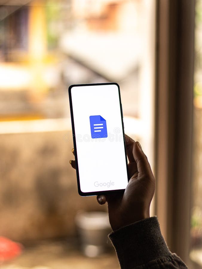 Assam, India - January 31, 2021 : Google Docs Logo on Phone Screen ...