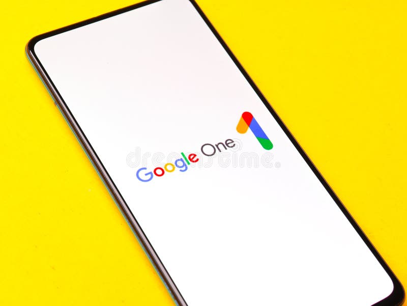 Assam, India - January 15, 2020 : Google One Logo on Phone Screen Stock ...