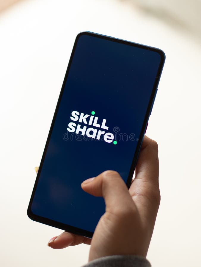 Skillshare Mobile App Logo - a Online Learning App Photographed for ...