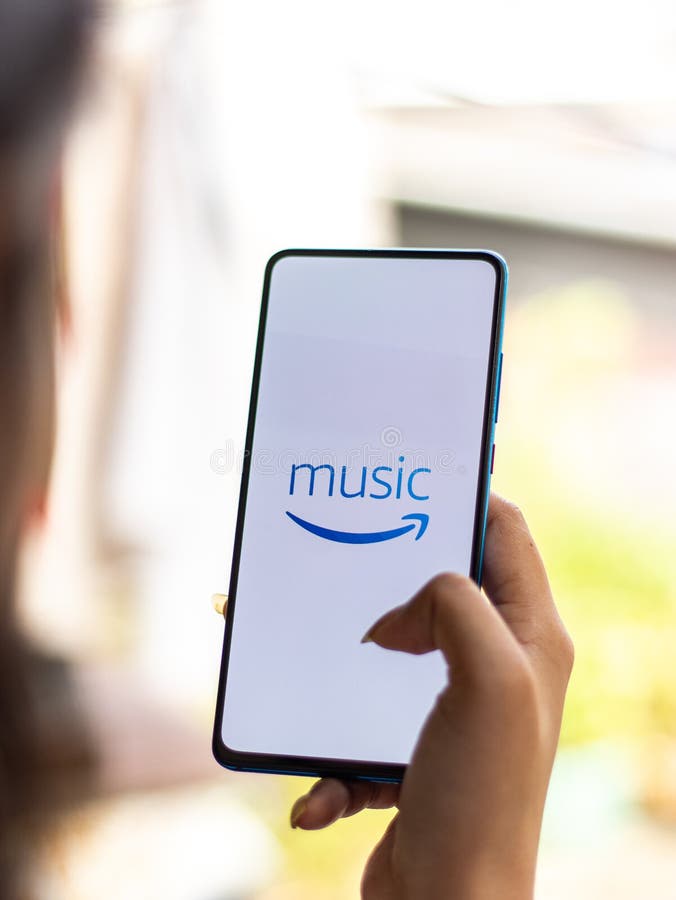 Assam, India - July 28, 2020 : Amazon Music Online Music Streaming ...