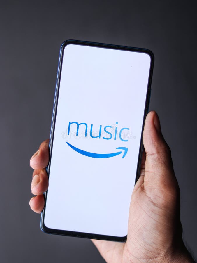 Assam, India - July 28, 2020 : Amazon Music Online Music Streaming ...