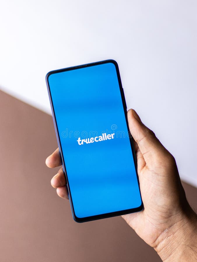 Assam, India - June 09, 2020 : Truecaller App for Identifying Caller ID ...
