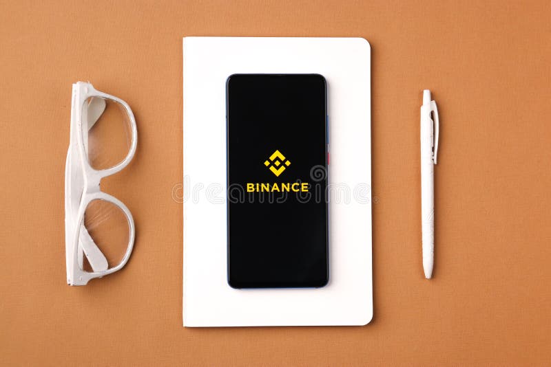 Assam, India - March 10, 2021 : Binance Logo on Phone Screen Stock ...