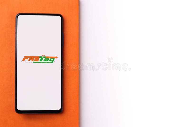 Assam, India - March 10, 2021 : FASTag Logo on Phone Screen Stock Image ...