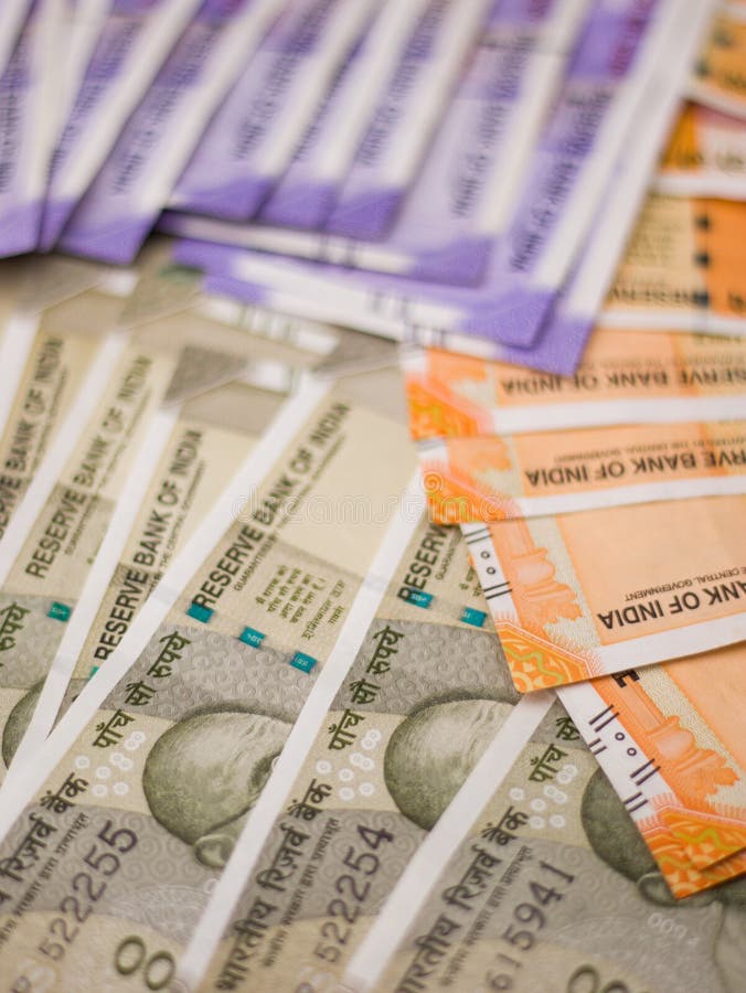 Assam, India - March 30, 2021 : Indian New Rupees Note Stock Image ...