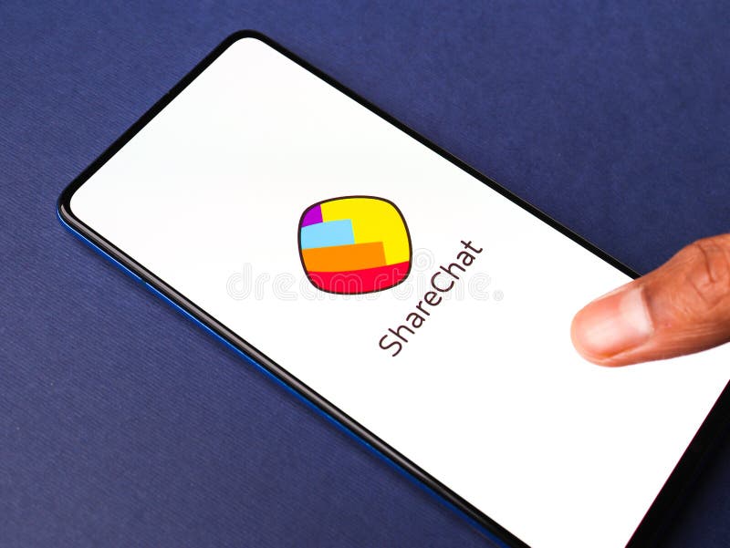 Assam, India - March 10, 2021 : ShareChat Logo on Phone Screen Stock ...