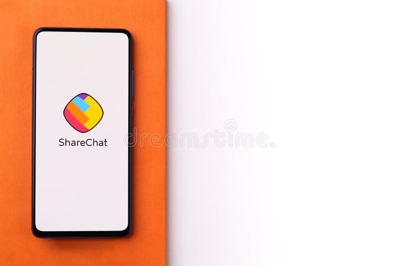 Assam, India - March 10, 2021 : ShareChat Logo on Phone Screen Stock ...