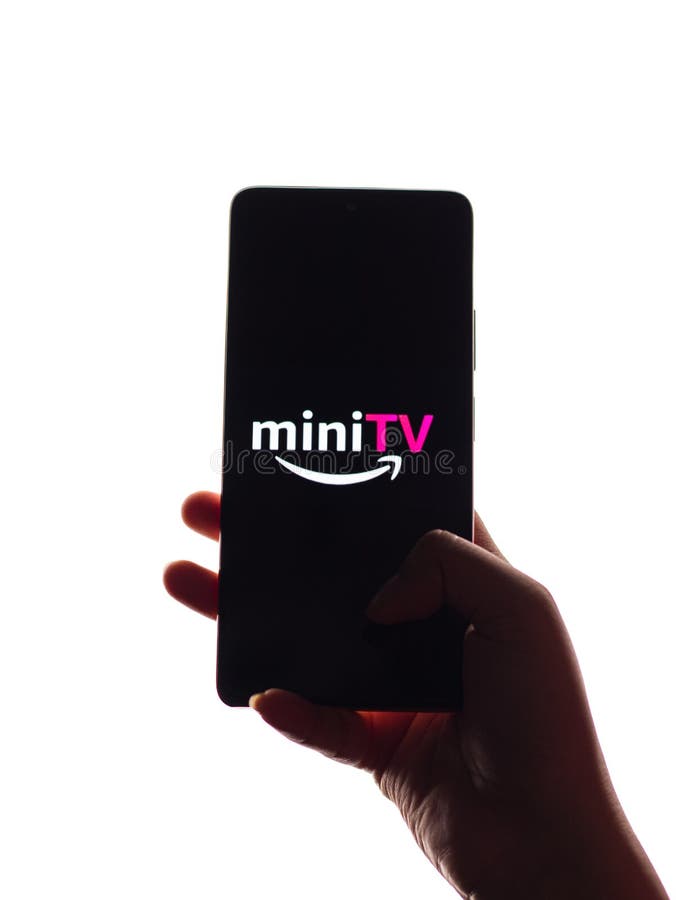 Assam, India - May 18, 2021 : Amazon Mini TV Logo on Phone Screen Stock ...