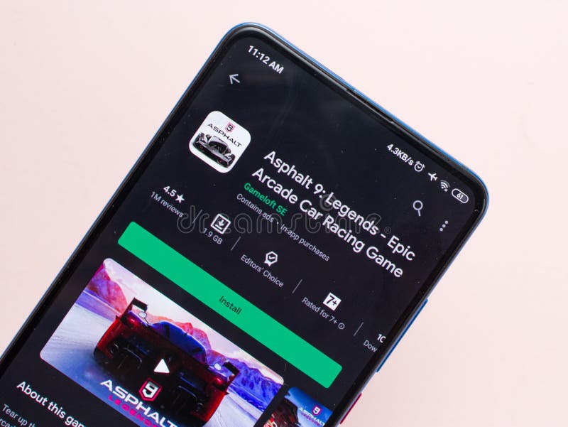 Assam, India - May 23, 2020 : Asphalt 9 Famous Arcade Car Racing Game ...