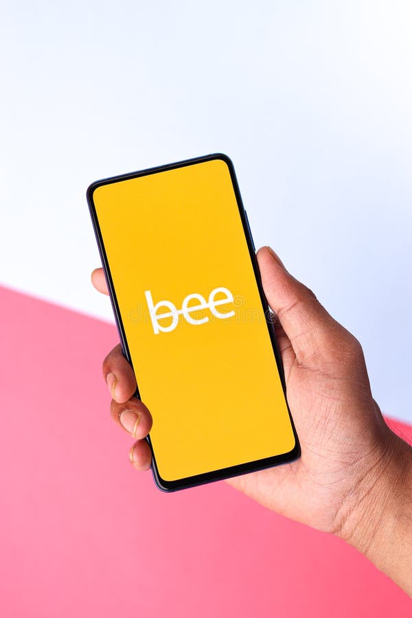 Assam, India - May 04, 2021 : Bee Network Logo on Phone Screen Stock ...