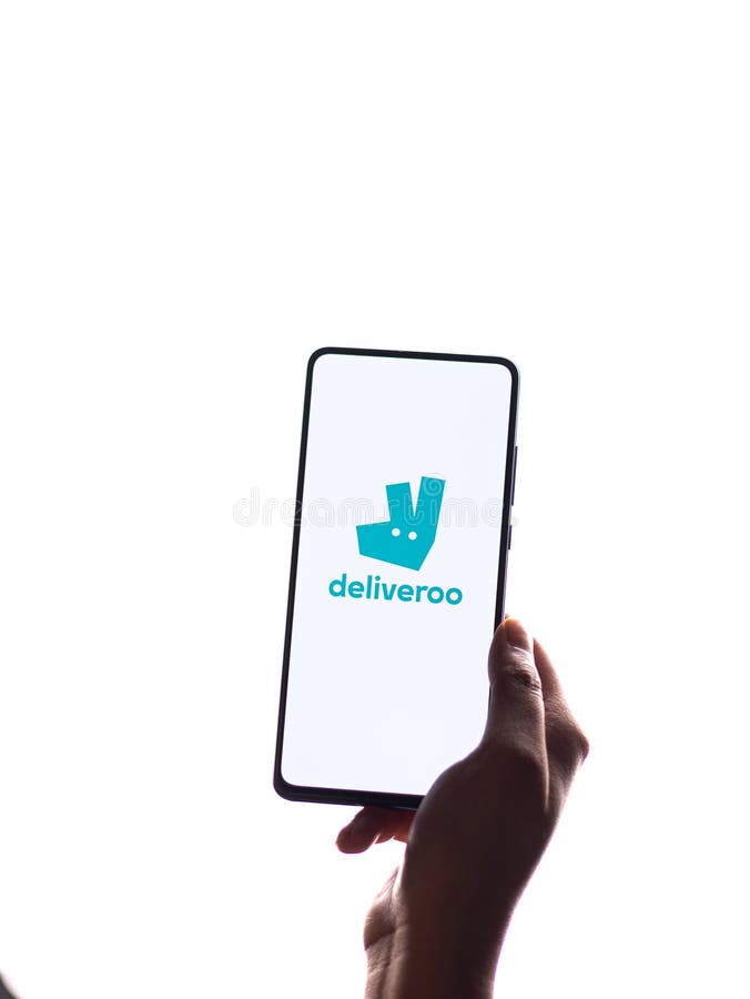 Assam, India - May 18, 2021 : Deliveroo Logo on Phone Screen Stock ...