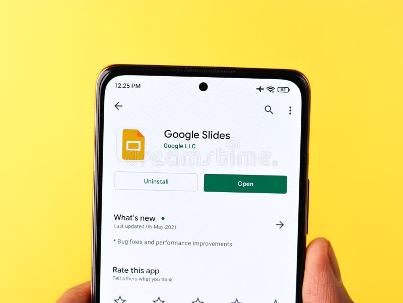 Assam, India - May 29, 2021 : Google Slides App Logo on Phone Screen ...