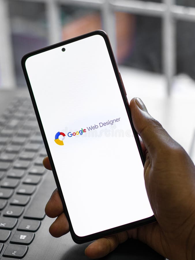 Assam, India - May 29, 2021 : Google Web Designer Logo on Phone Screen ...