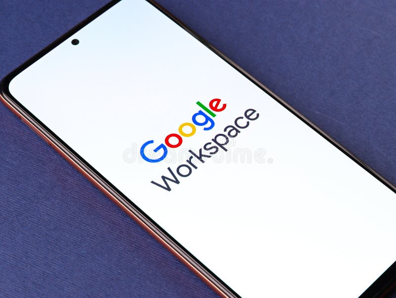 Assam, India - May 29, 2021 : Google Workspace Logo on Phone Screen ...