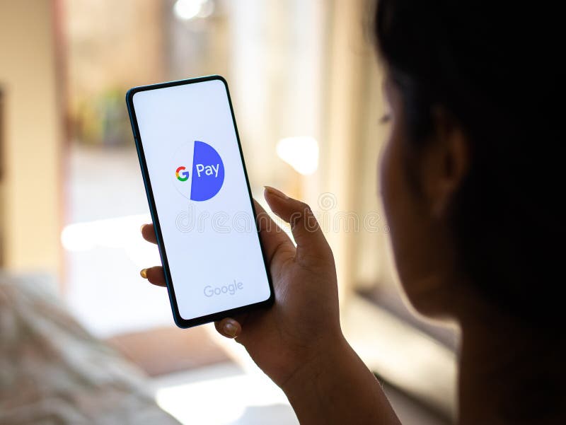 Google Pay or Gpay App on Smartphone. Google Pay is a Digital Wallet ...