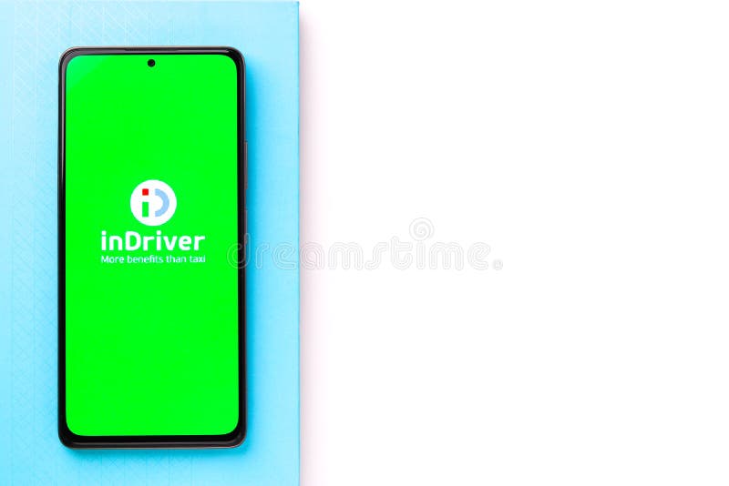Assam, India - May 29, 2021 : InDriver Logo on Phone Screen Stock Image ...