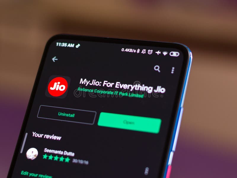 Assam, India - May 8, 2020 : My Jio App, For Jio Sim Users. Editorial ...