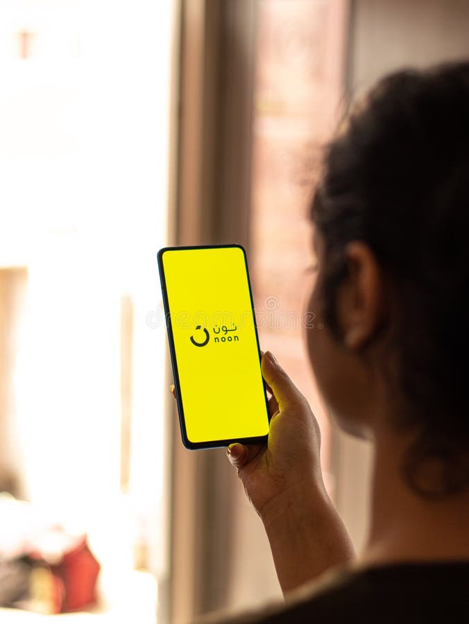 Assam, India - May 04, 2021 : Noon Logo on Phone Screen Stock Image ...