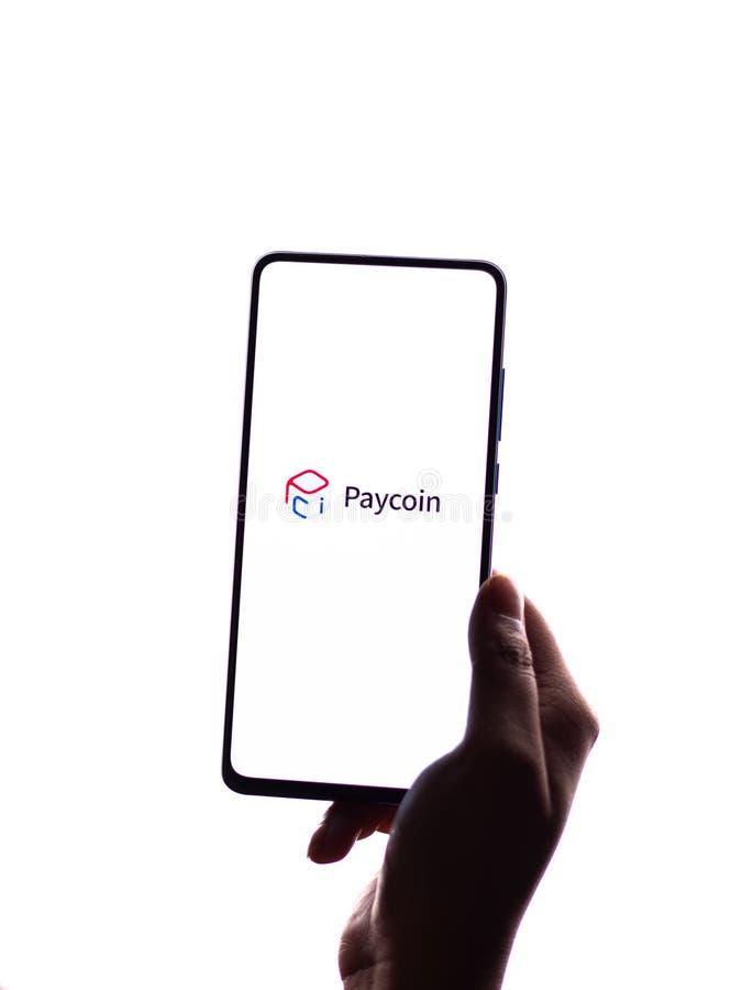 Assam, India - May 04, 2021 : Paycoin on Phone Screen Stock Image ...