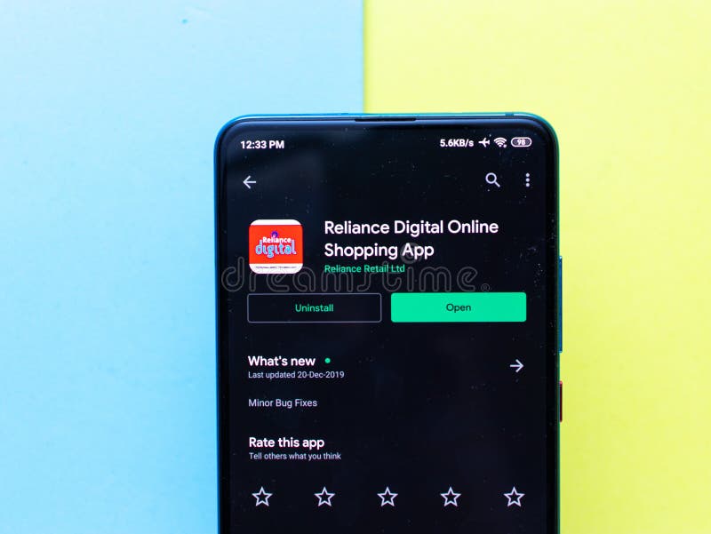 Assam, India - May 23, 2020 : Reliance Digital Online Shopping App ...