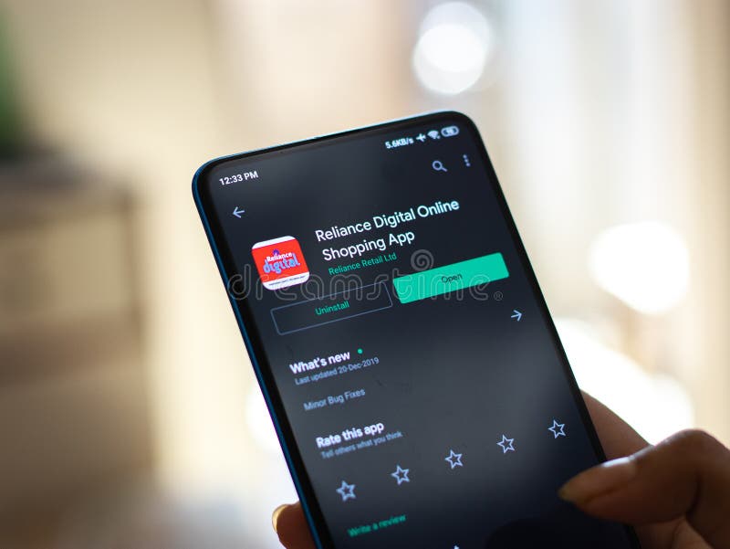 Assam, India - May 23, 2020 : Reliance Digital Online Shopping App ...