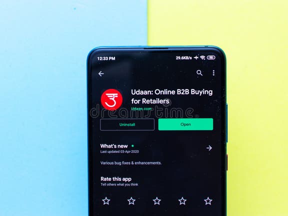 Assam, India - May 23, 2020 : Udaan a Network for B2B Trades. Editorial Photography - Image of ...