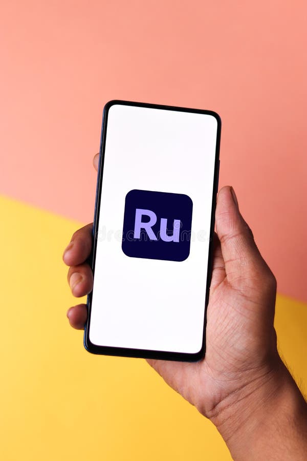 Assam, India - November 29, 2020 : Adobe Rush Logo on Phone Screen ...