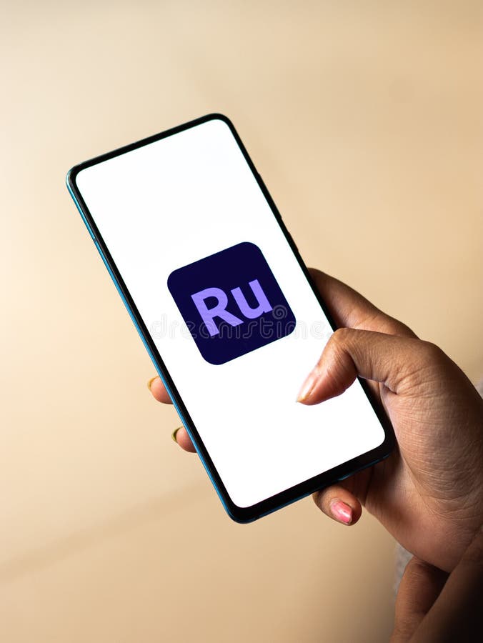 Assam, India - November 29, 2020 : Adobe Rush Logo on Phone Screen ...