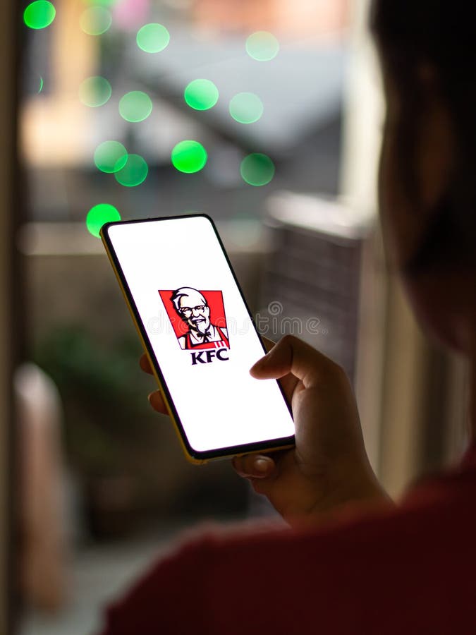 Assam, India - November 15, 2020 : KFC Logo on Phone Screen Stock Image ...