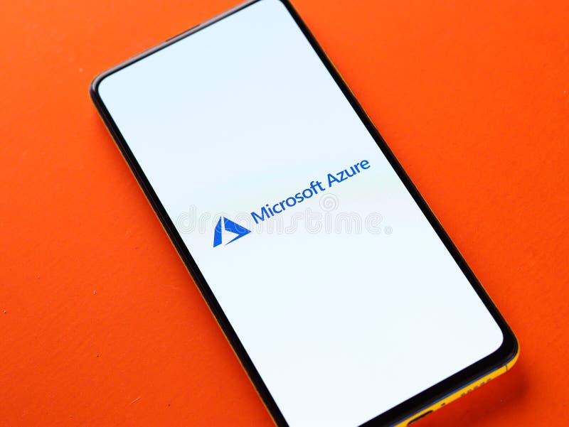 Assam, India - November 15, 2020 : Microsoft Azure Logo on Phone Screen ...