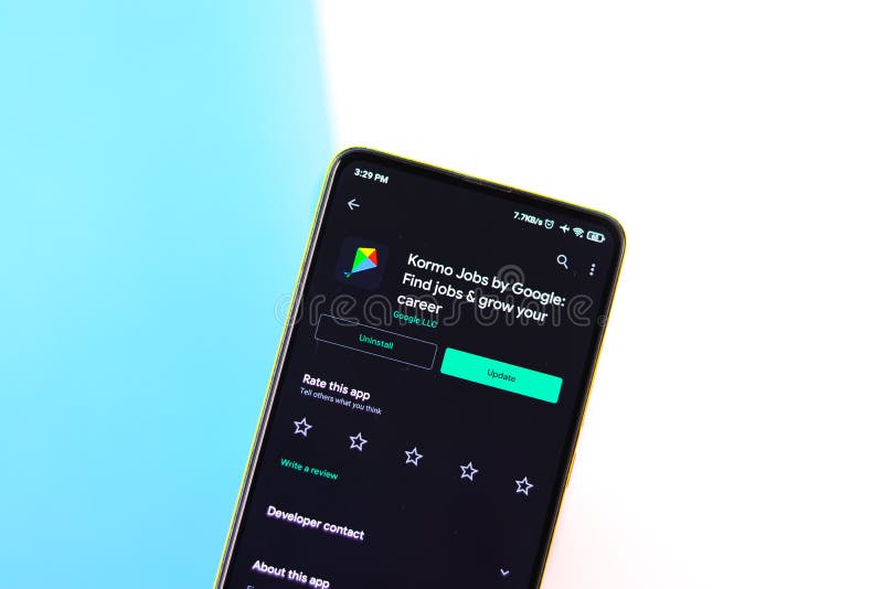 Assam, India - October 29, 2020 : Google Kormo Logo on Phone Screen ...