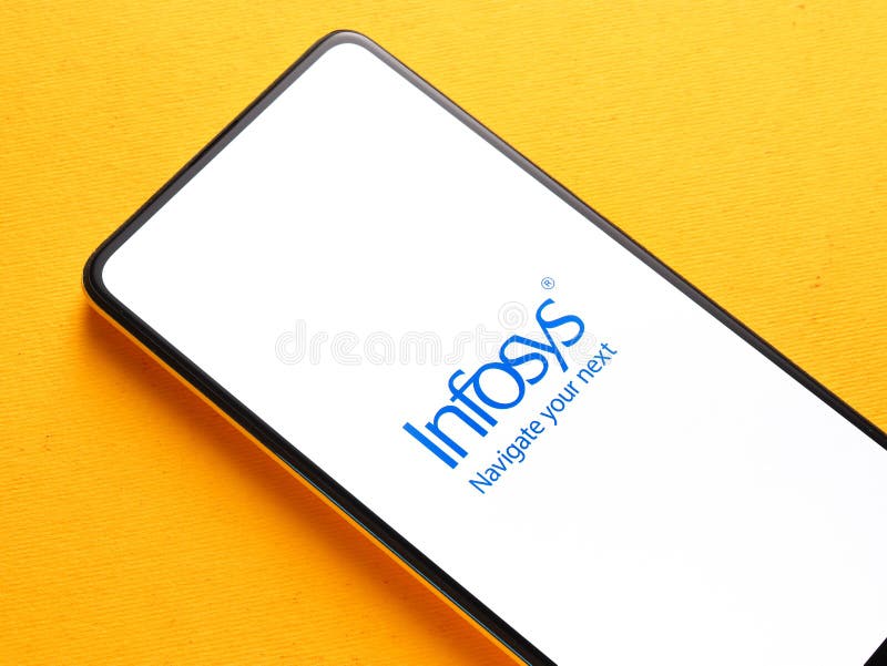 Assam, India - September 24, 2020 : Infosys Logo on Phone Screen Stock ...