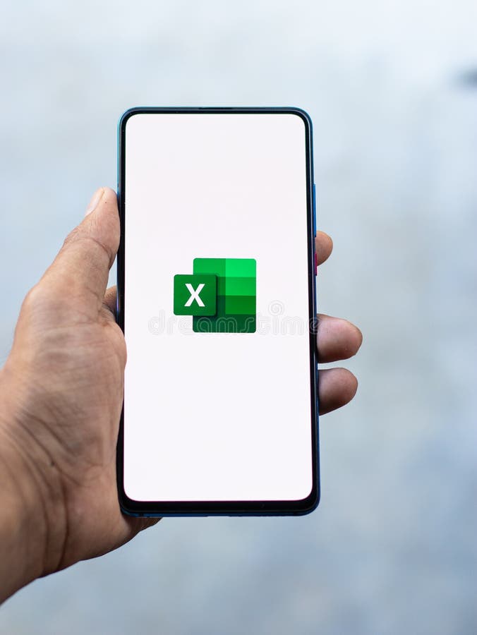 Assam, India - September 6, 2020 : Microsoft Excel Logo on Phone Screen ...