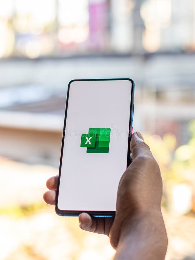 Assam, India - September 6, 2020 : Microsoft Excel Logo on Phone Screen ...