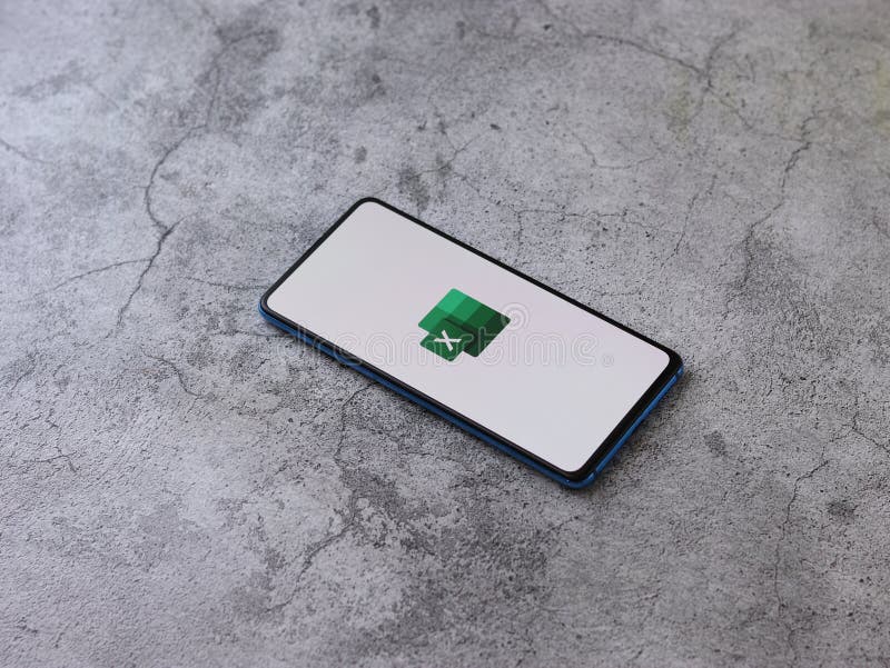 Assam, India - September 6, 2020 : Microsoft Excel Logo on Phone Screen ...