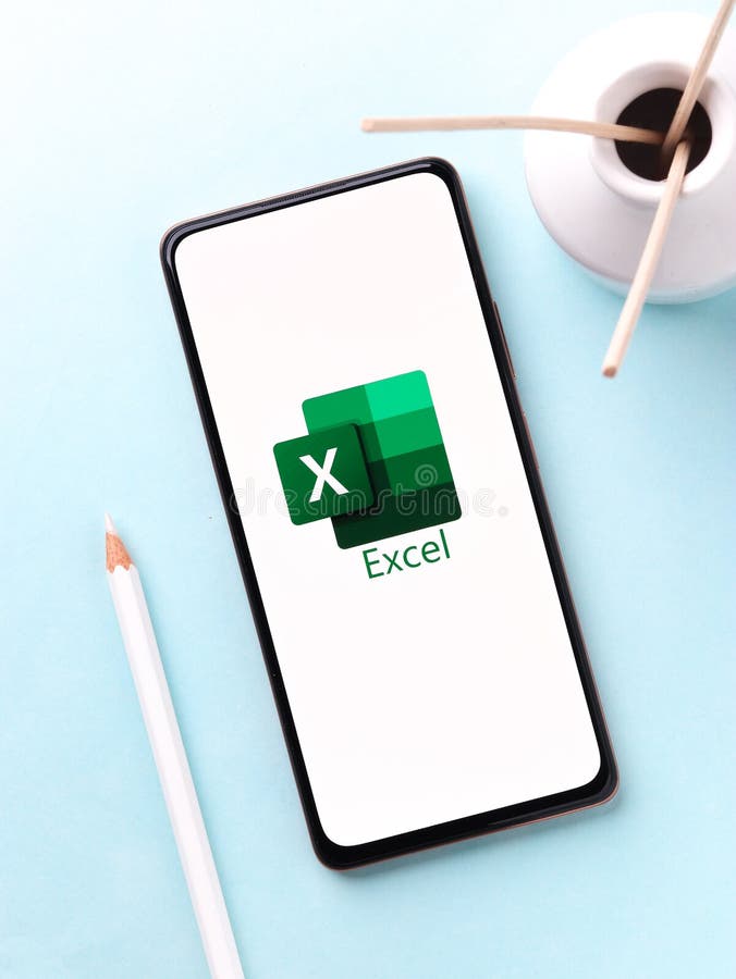 Assam, India - September 6, 2020 : Microsoft Excel Logo on Phone Screen ...