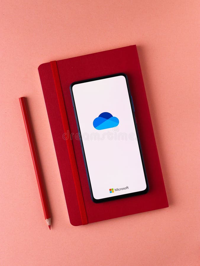 Assam, India - September 6, 2020 : Onedrive Logo on Phone Screen Stock ...