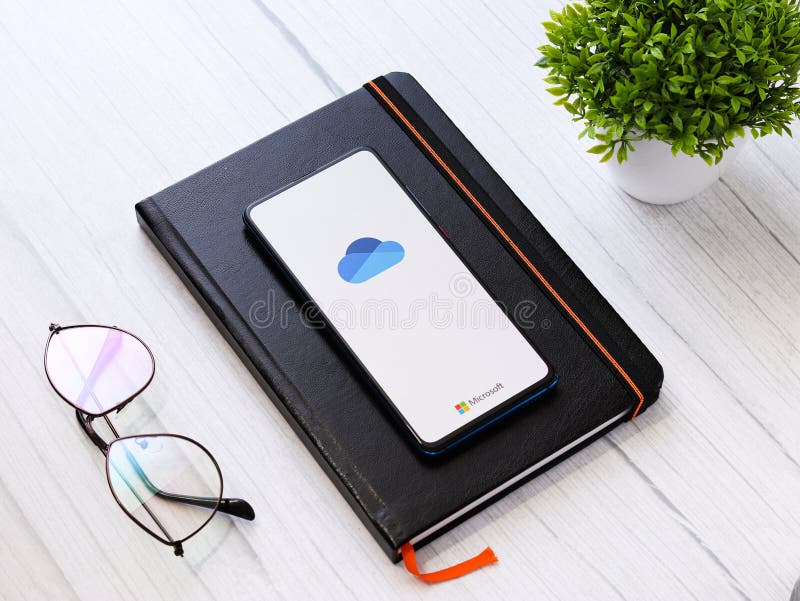 Assam, India - September 6, 2020 : Onedrive Logo on Phone Screen Stock ...