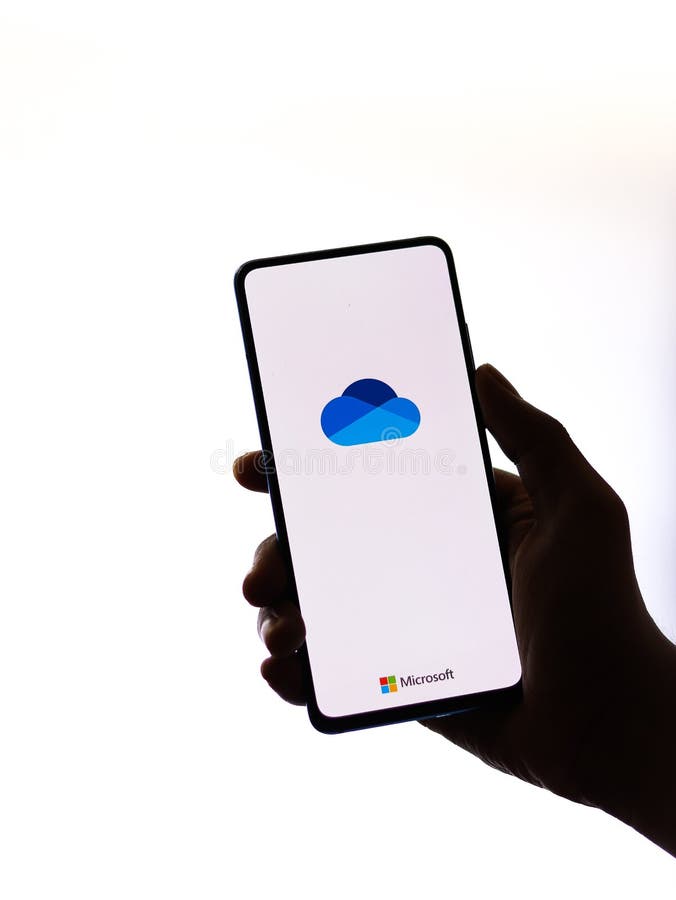 Assam, India - September 6, 2020 : Onedrive Logo on Phone Screen Stock ...