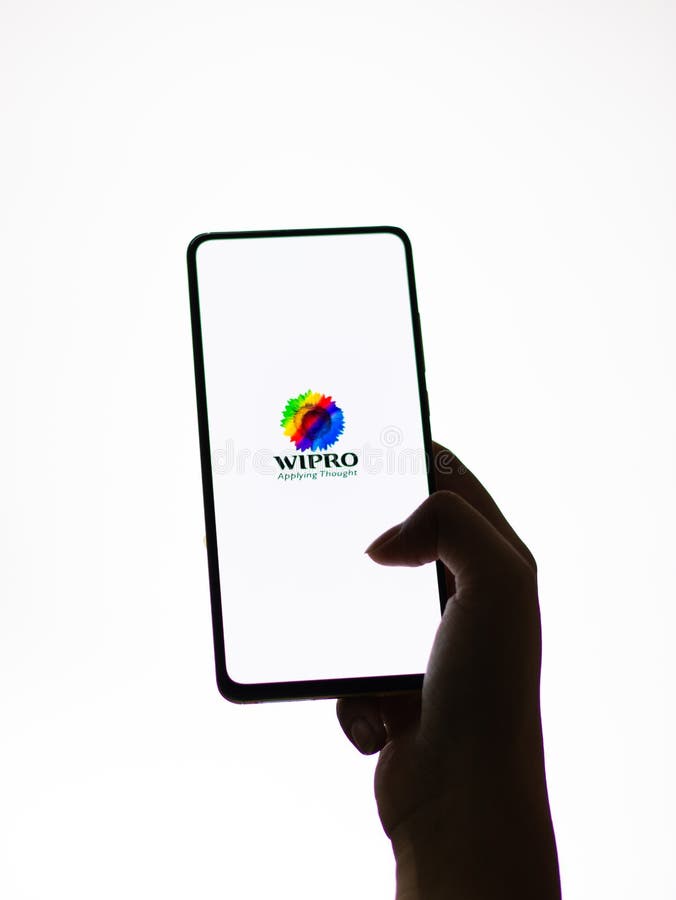 Assam, India - September 24, 2020 : Wipro Logo on Phone Screen Stock ...