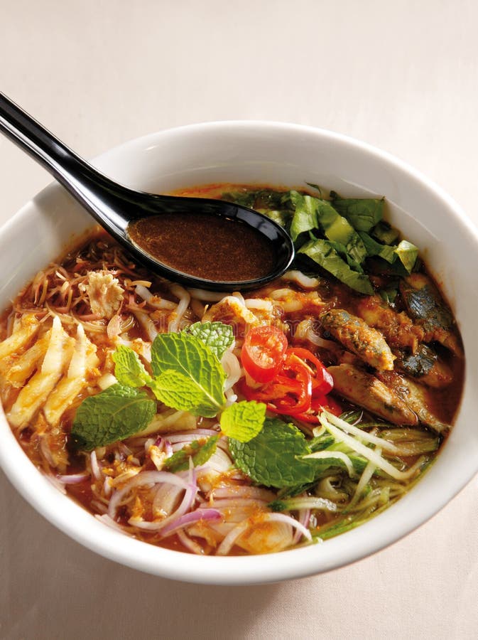 Assam Laksa stock photo. Image of cinnamon, food, cloves - 92388692