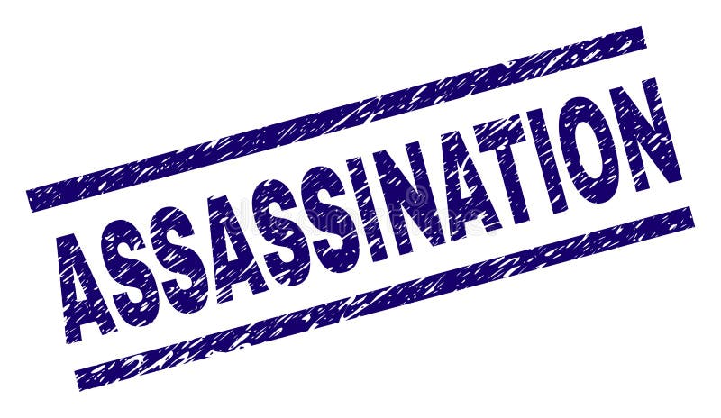 Grunge Textured ASSASSINATION Stamp Seal Stock Vector - Illustration of ...