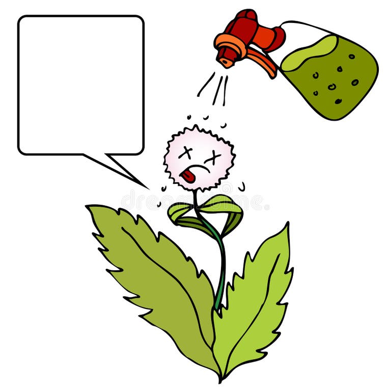 Assassino de Weed ilustração do vetor. Ilustração de pulverizador ...