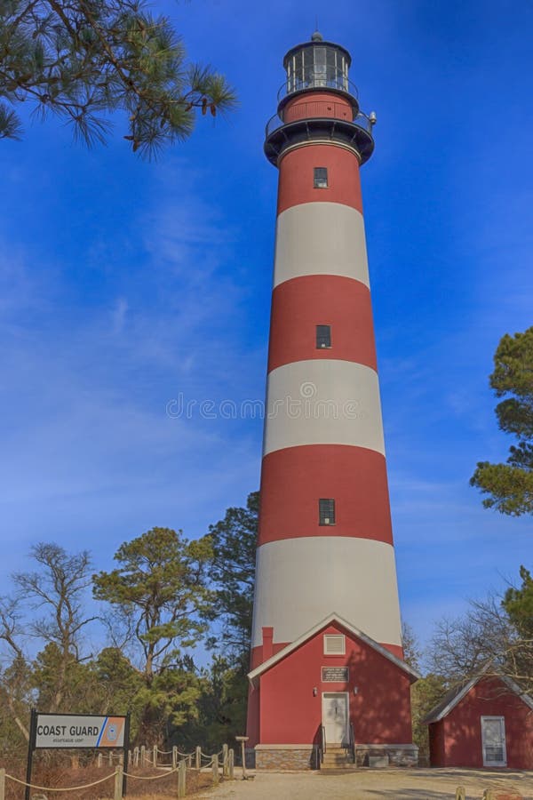 Assateague Lighthouse editorial photography. Image of light - 84545827